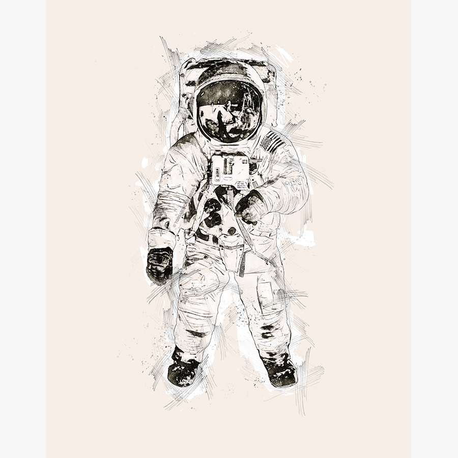 Tobias Schreiber Artist Website | Astronaut “Buzz”